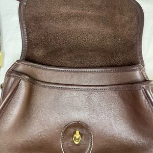 Coach | Bags | Vintage Coach Brown Leather Prairie Bag 9954 Crossbody ...